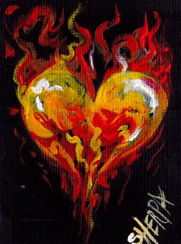 How To Make Your Atc Heart On Fire - The Art Sherpa Community | The Art ...