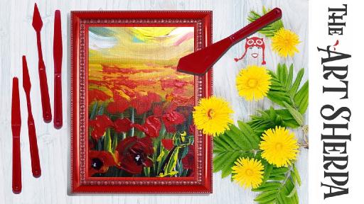 Art Sherpa Red Artist And Pallet Knives New Art Product Announcement # ...