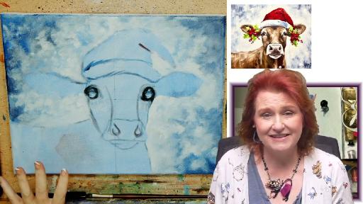 Patron Exclusive Christmas Cow Zoom Replay Part 1 - The Art Sherpa ...