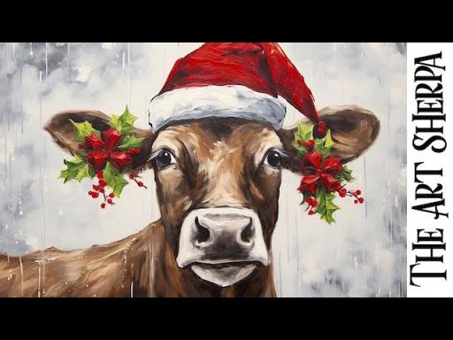 Patron Exclusive Christmas Cow Zoom Replay Part 2 - The Art Sherpa ...