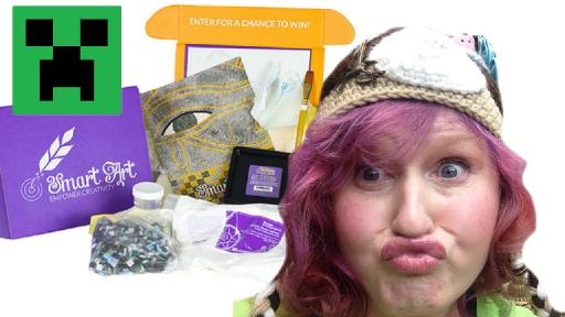 Smart Art Unboxing Review March Minecraft Creeper Mosaic - The Art ...
