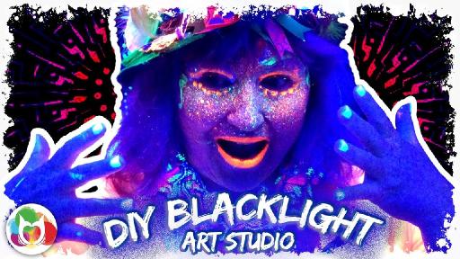 Make Your Own Blacklight Painting Party | Home Studio - The Art Sherpa ...