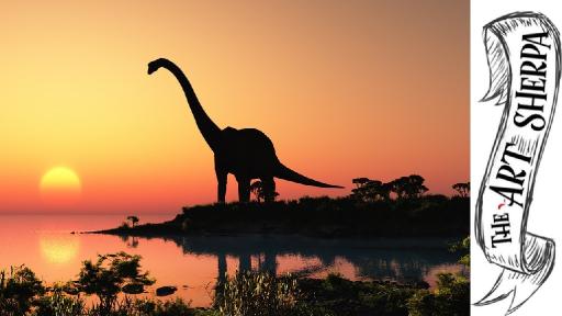 Dinosaur Easy Acrylic Painting Tutorial For Beginners Step By Step ...