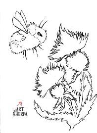 Fuzzy Bee - The Art Sherpa Community | The Art Sherpa