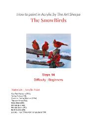 Snowbirds Step By Step - The Art Sherpa Community | The Art Sherpa