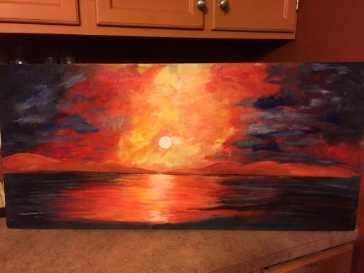 Stormy Sunset - Gallery - Mandy Johnson | The Art Sherpa
