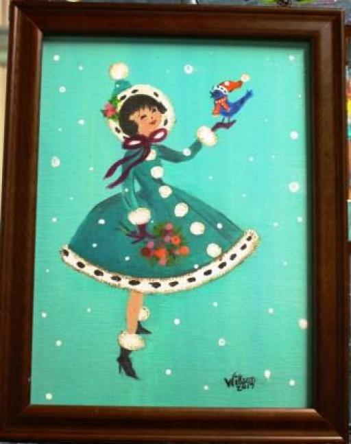 Vintage Christmas Card - Gallery - Gail Wilson | The Art Sherpa