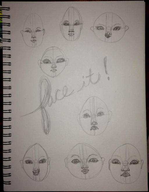 Drawing Faces Mini Quest - Gallery - DonnaF | The Art Sherpa