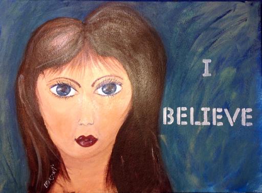 BAQ 2 I Believe Face - Gallery - LPearsonArt | The Art Sherpa