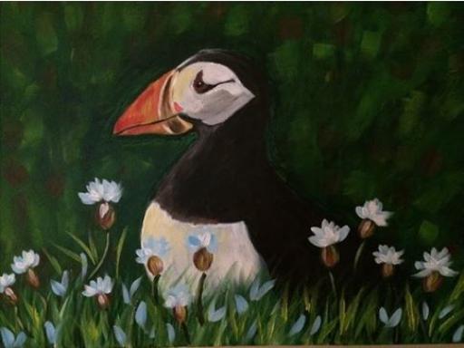 Puffin - Gallery - Michelle Campbell | The Art Sherpa