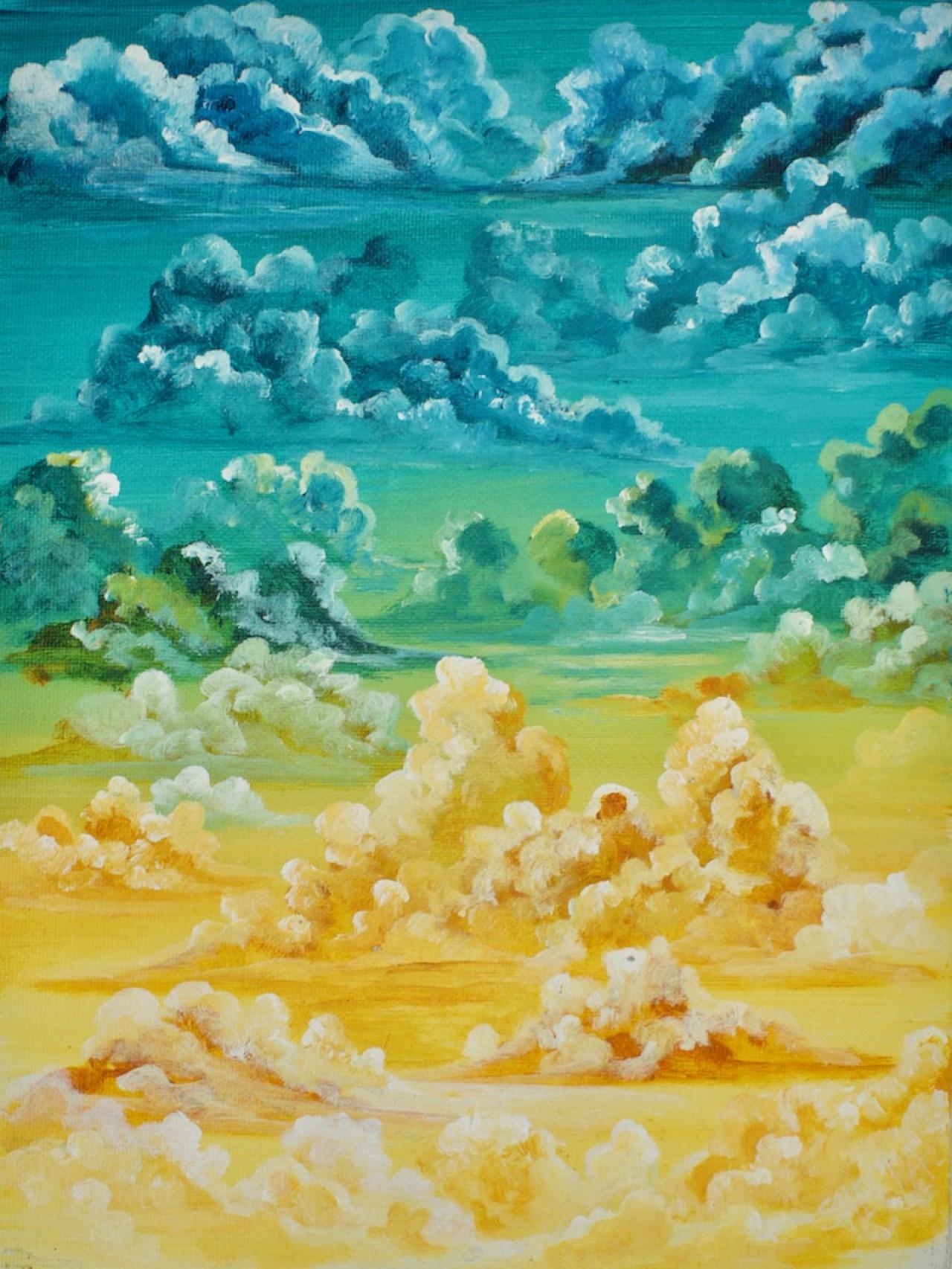 Paint Fluffy Clouds - Gallery - The Art Sherpa Community | The Art Sherpa