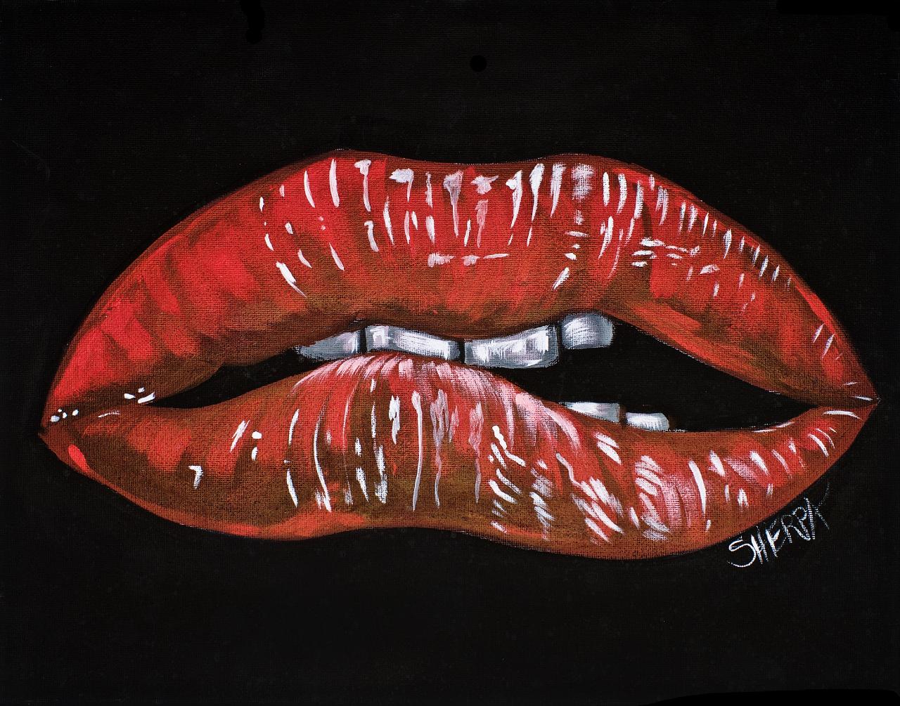 Realistic Lips - Rocky Horror Picture Show The Art Sherpa - Gallery ...