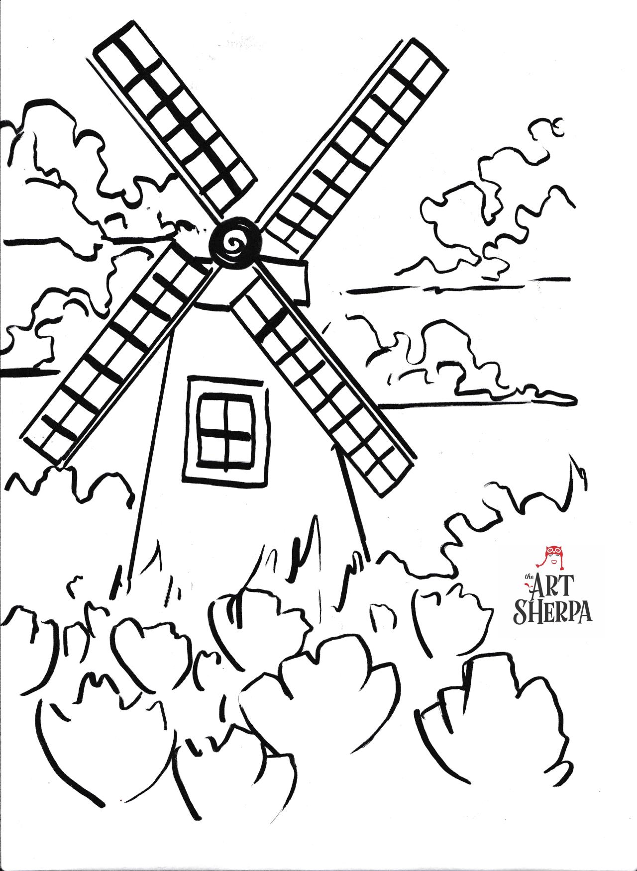 Windmill Traceable - Gallery - The Art Sherpa Community | The Art Sherpa