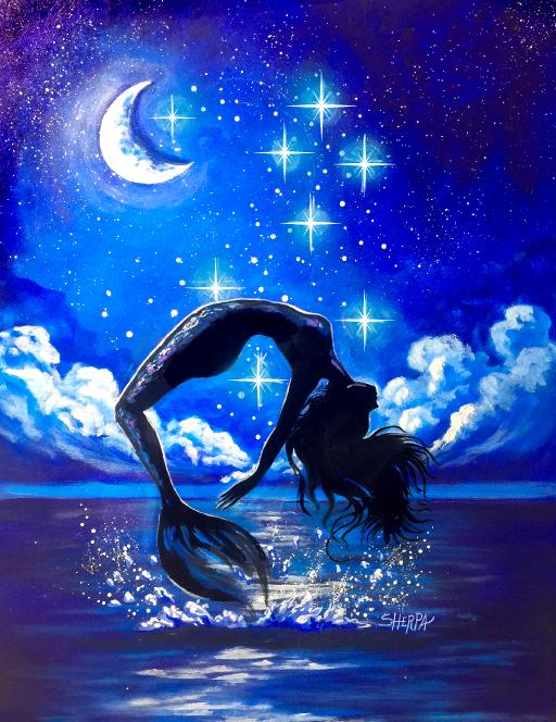 Bella Luna Mermaid - Gallery - The Art Sherpa Community | The Art Sherpa