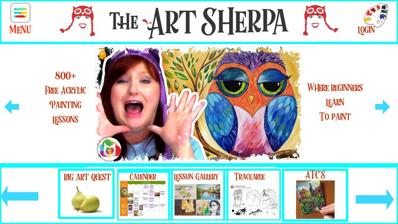 User Interface Mock Up - Gallery - The Art Sherpa Community | The Art ...