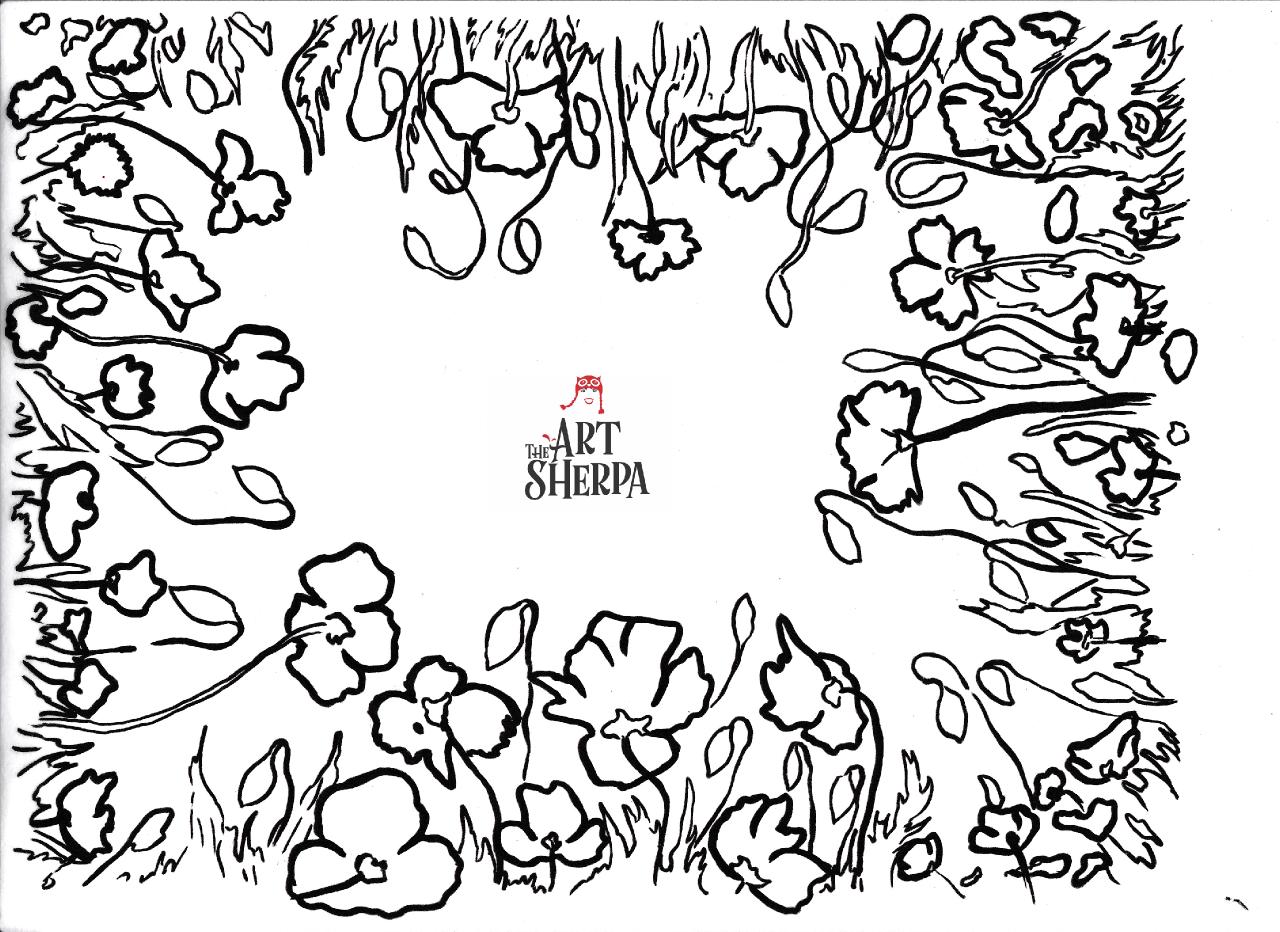 Poppies Trace Able - Gallery - The Art Sherpa Community | The Art Sherpa