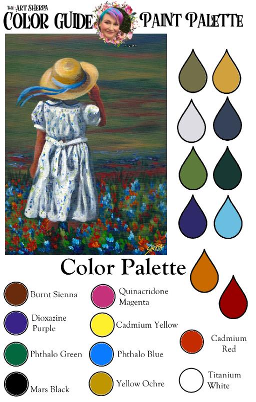 Color Palette Blue Bonnet - Gallery - The Art Sherpa Community | The ...