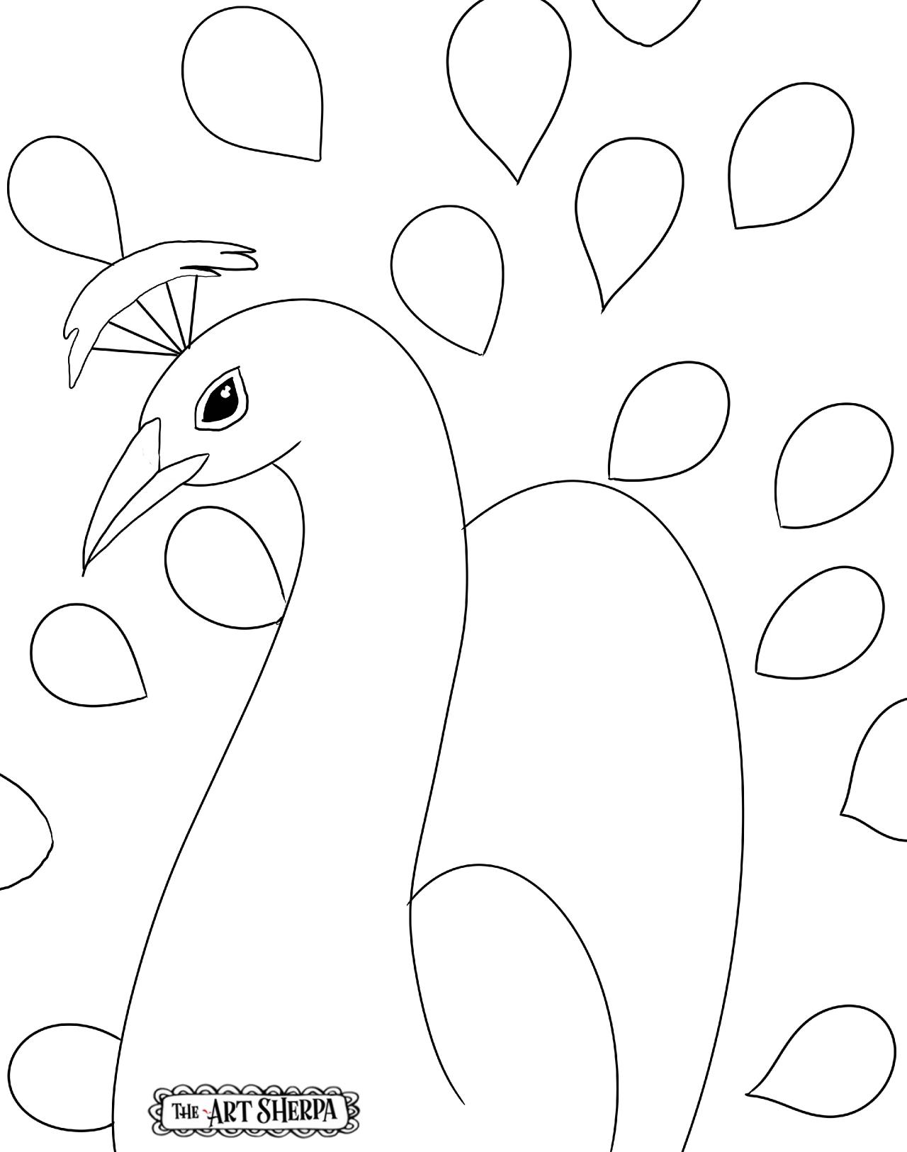 Peacock Traceable - Gallery - The Art Sherpa Community | The Art Sherpa