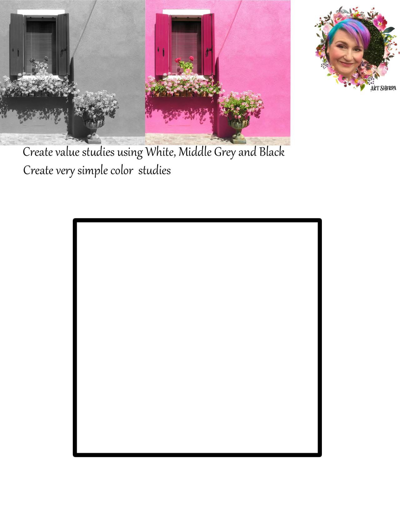 Value Study Worksheet 30 - Gallery - The Art Sherpa Community | The Art ...