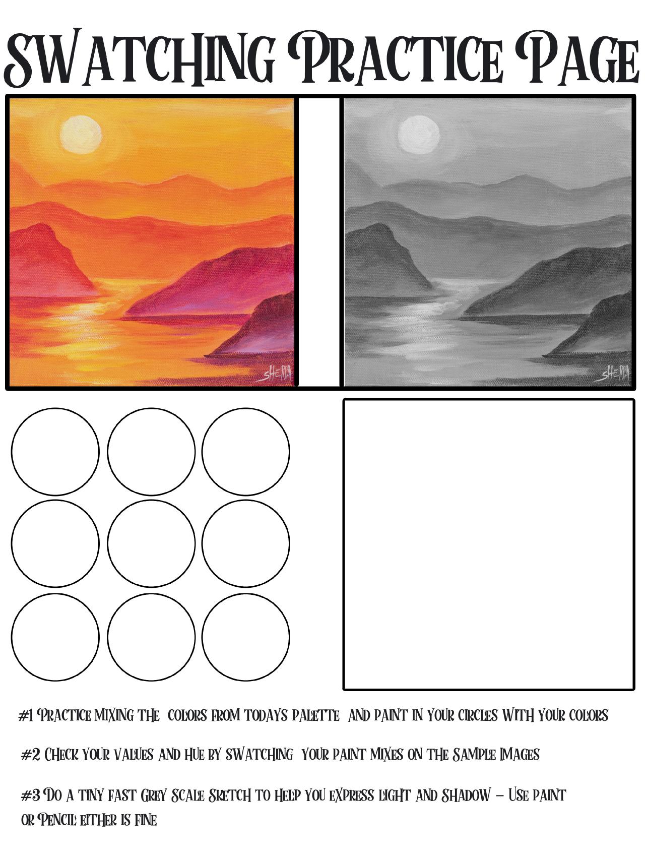 Worksheet Acrylic April 1 - Gallery - The Art Sherpa Community | The ...