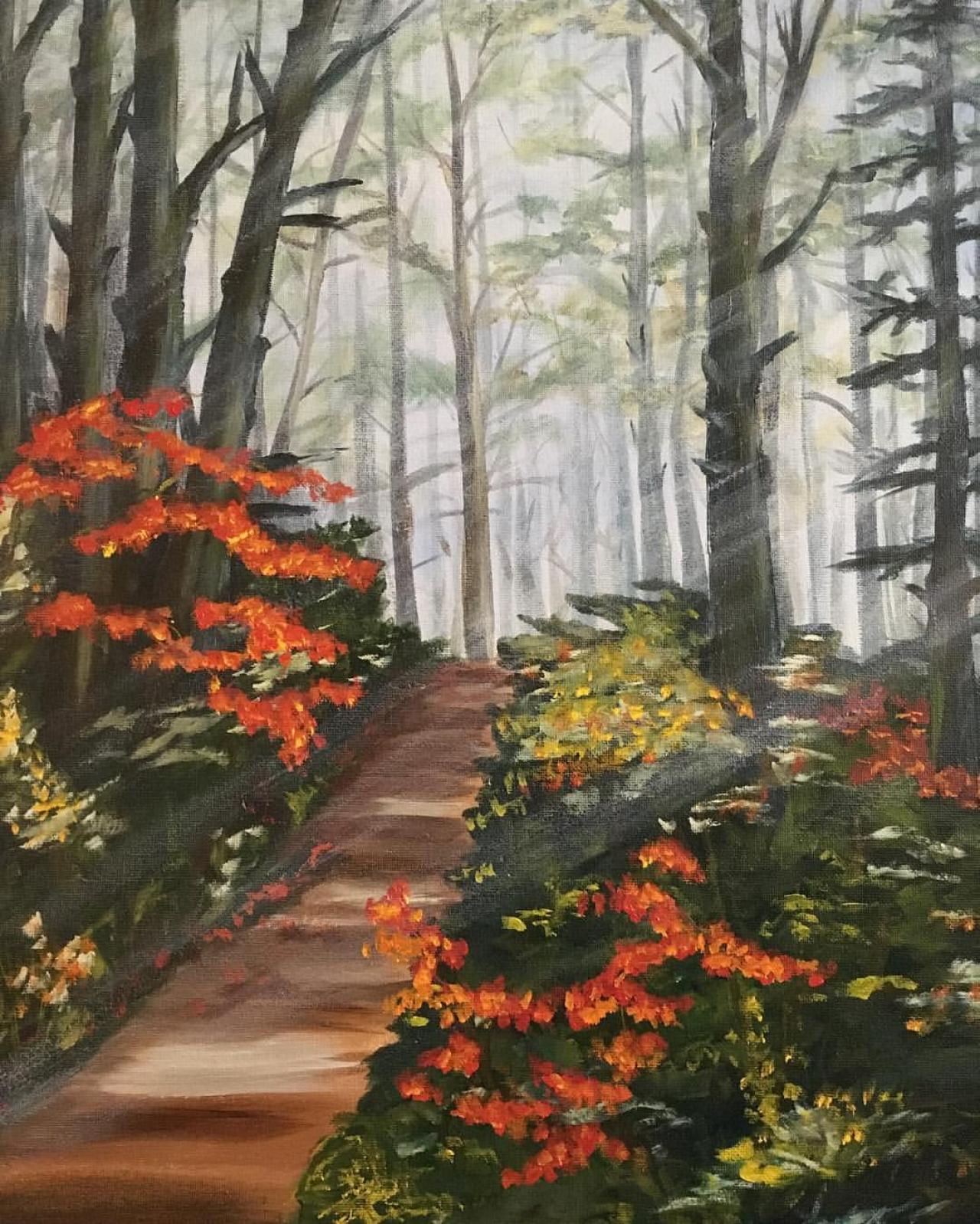 Woodland Path In Autumn - Gallery - sbergeron00 | The Art Sherpa