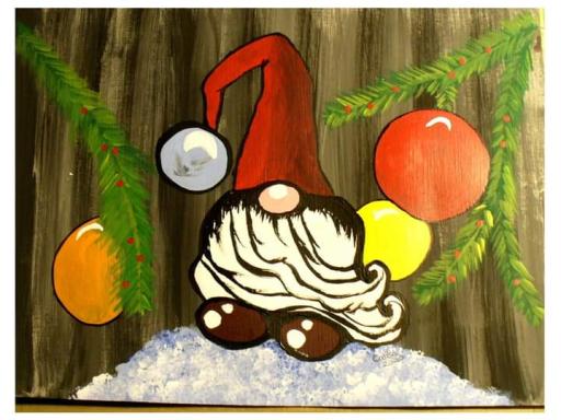 Winter Gnome - Gallery - CarlaMae | The Art Sherpa