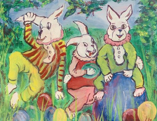 Happy Easter Bunny Rascals - Gallery - Legendarylarry | The Art Sherpa
