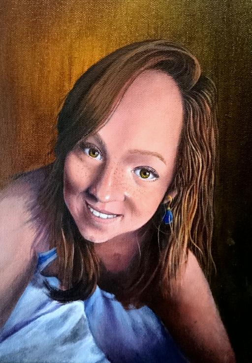 Wip Portrait Kairee - Gallery - Aaron C. Miller | The Art Sherpa
