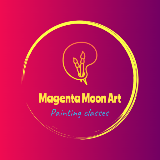 High Resolution Color Logo - Gallery - Magenta Moon | The Art Sherpa