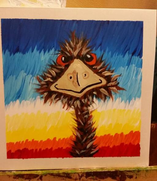 Emu Card - Gallery - Kysejoy | The Art Sherpa