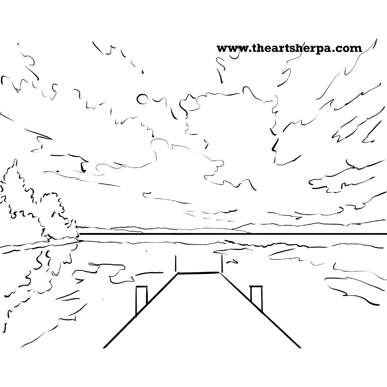 Sunset And Dock 2021 - The Art Sherpa Community | The Art Sherpa