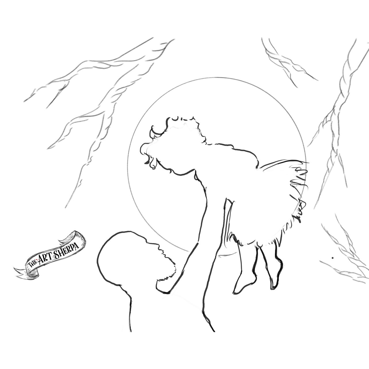 Father/Daughter Traceable 1 - The Art Sherpa Community | The Art Sherpa