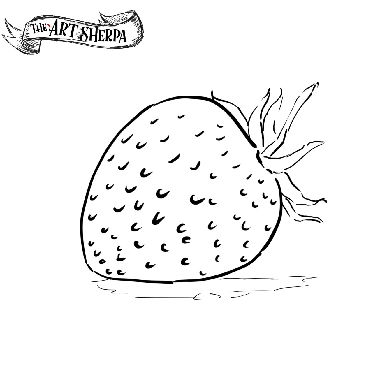 Strawberry Traceable Red No Red - The Art Sherpa Community | The Art Sherpa