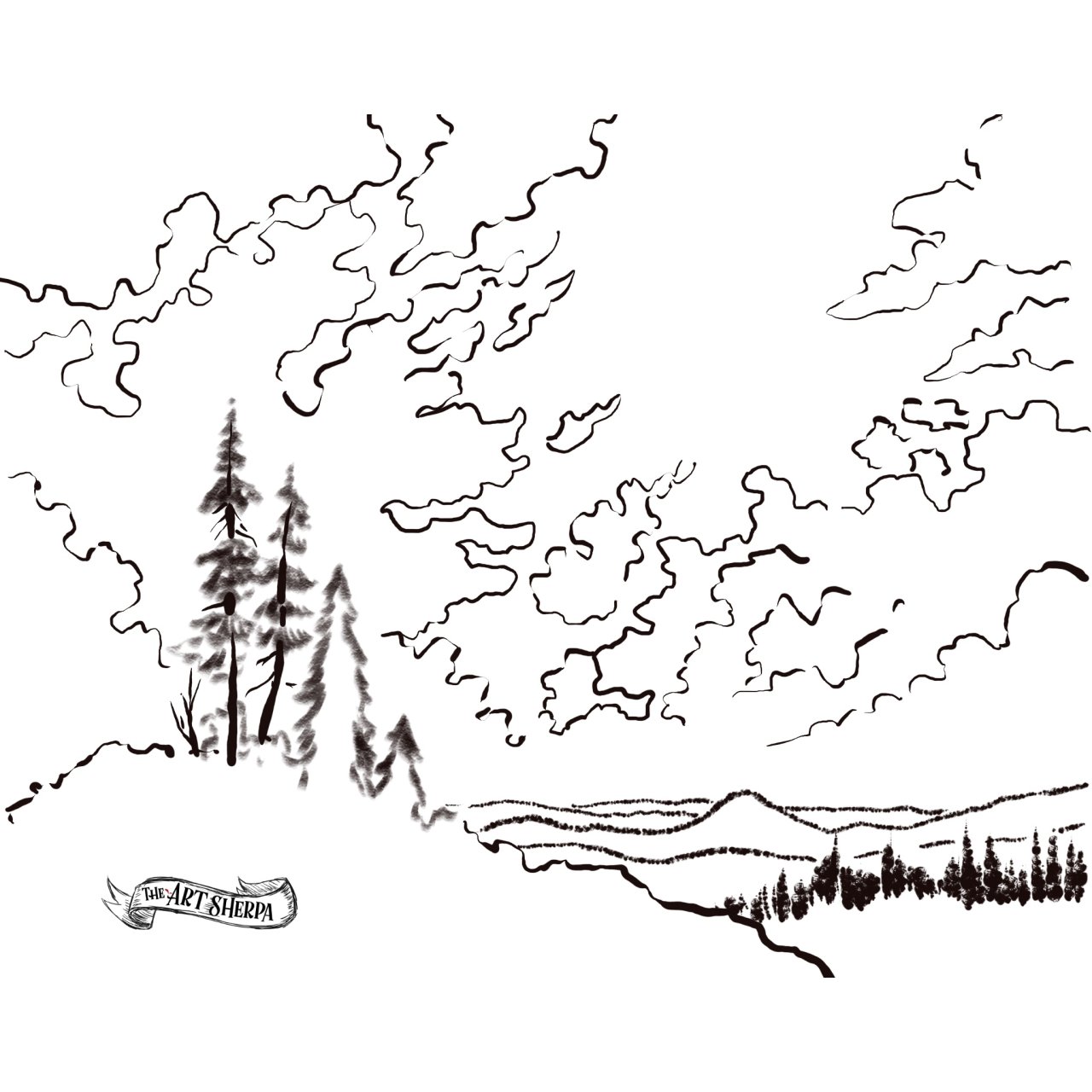 3 Trees At Sunset A Very Dramatic Sunset 2023 - The Art Sherpa ...