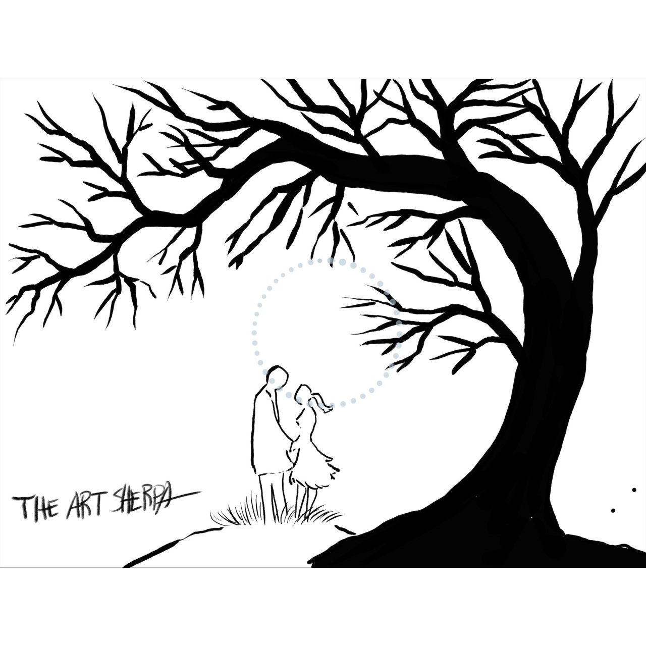 Sunset Couple Under Tree - The Art Sherpa Community | The Art Sherpa