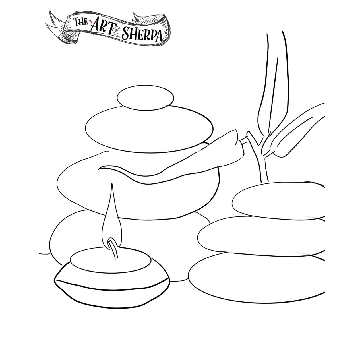 Acrylic April Traceable Day 6 - The Art Sherpa Community | The Art Sherpa
