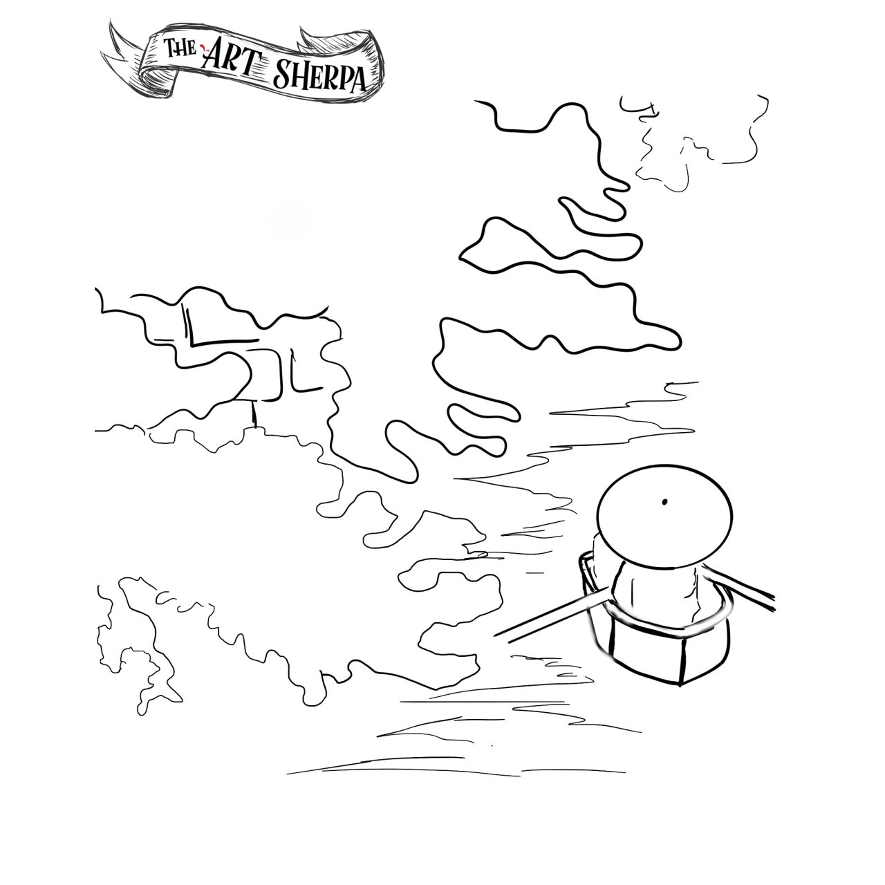 Acrylic April Traceable Day 14 - The Art Sherpa Community | The Art Sherpa