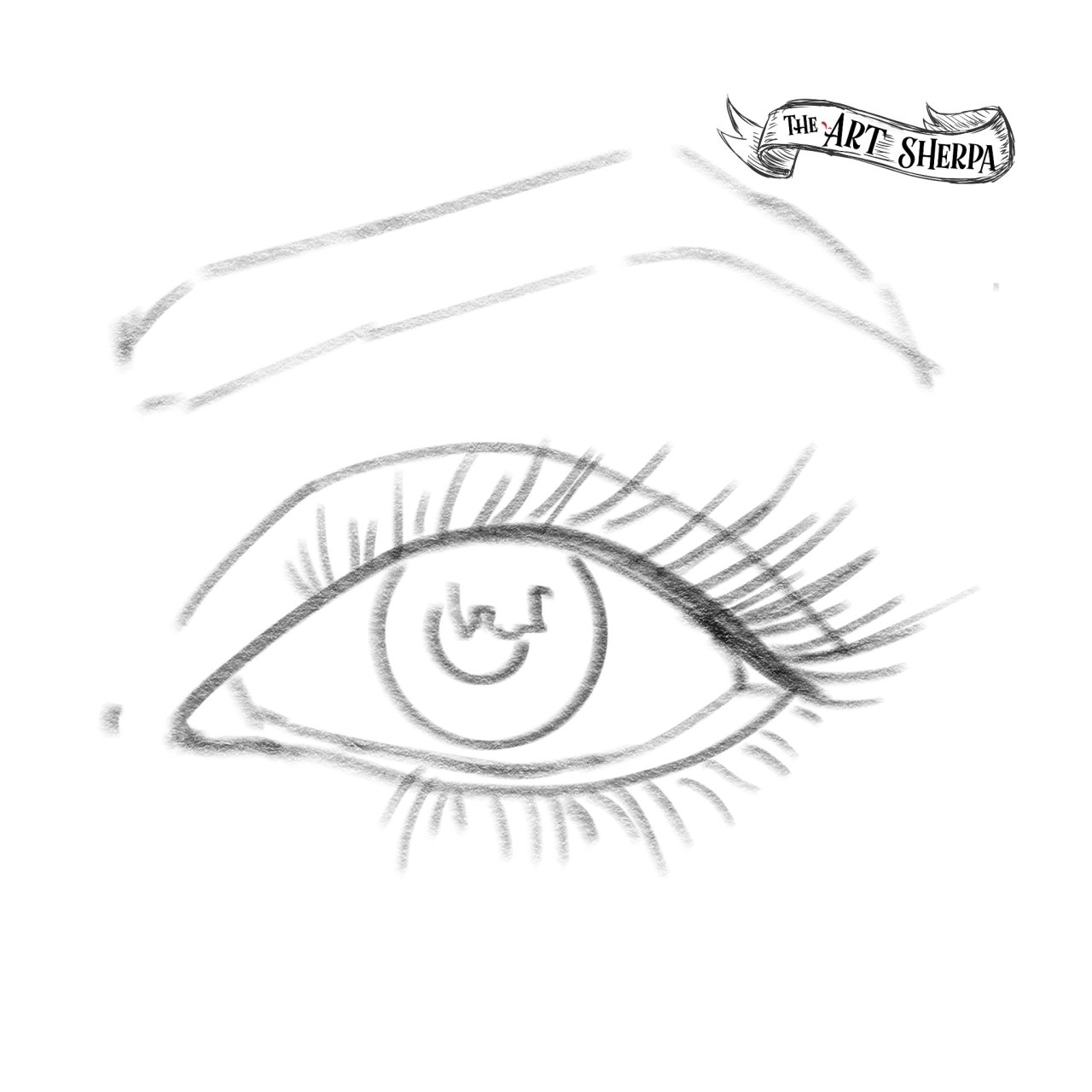 Eye Watercolor Traceable - The Art Sherpa Community | The Art Sherpa