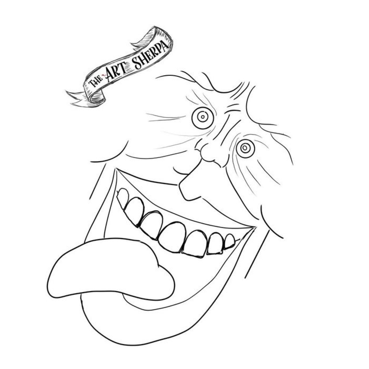 Slimer Ghostbusters Traceable - The Art Sherpa Community | The Art Sherpa