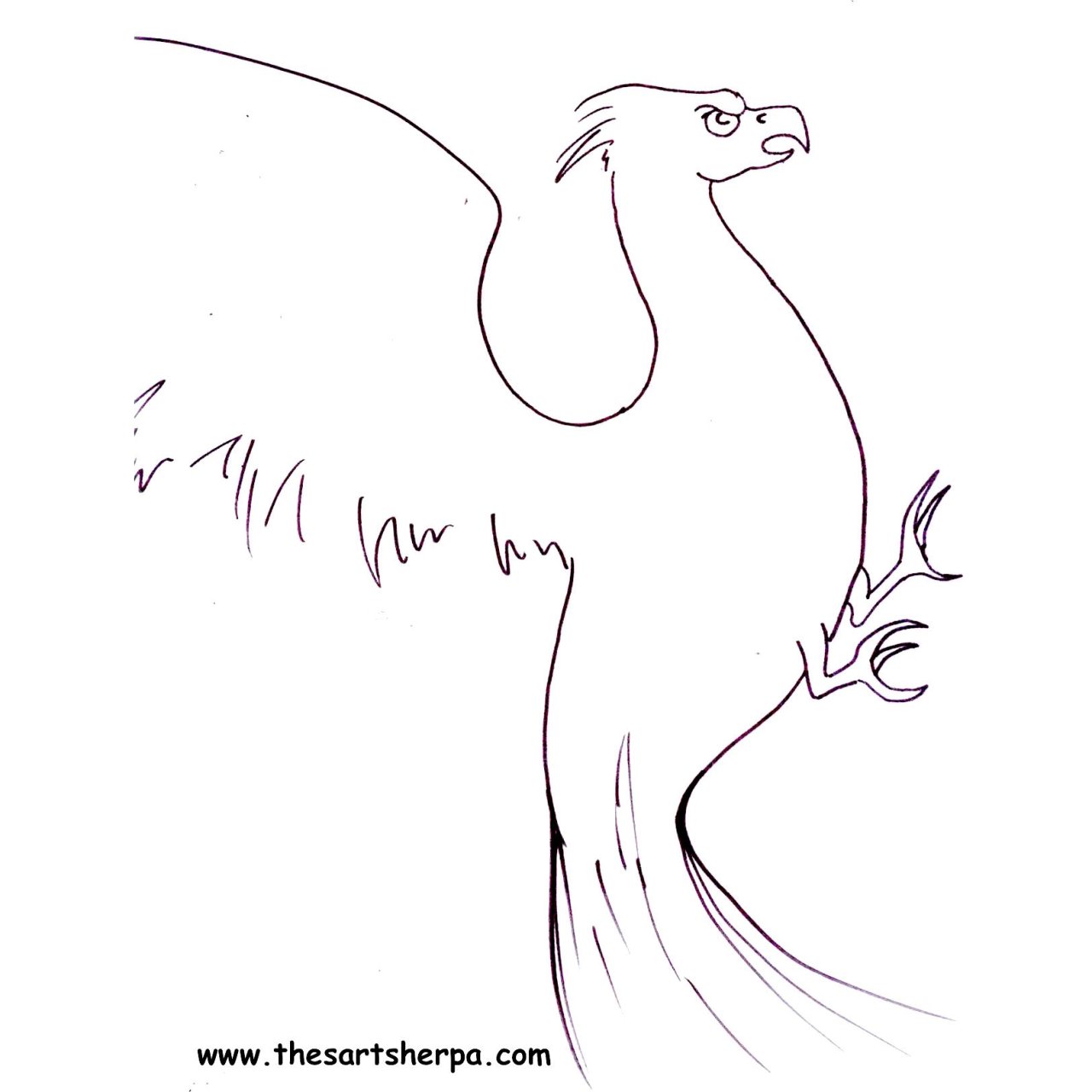 Fawkes The Phoenix Harry Potter - The Art Sherpa Community | The Art Sherpa