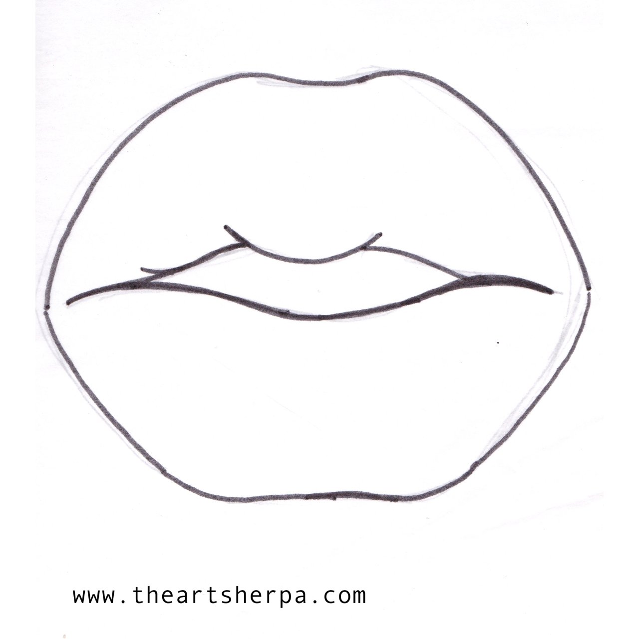 Rainbow Lips Drawing | Lipstutorial.org