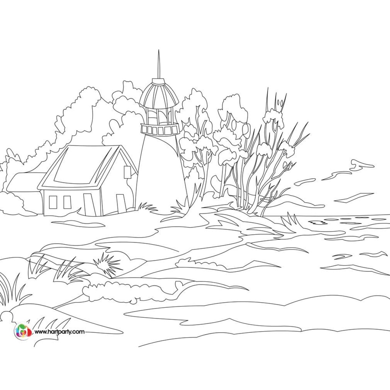 Fall Lighthouse - The Art Sherpa Community | The Art Sherpa