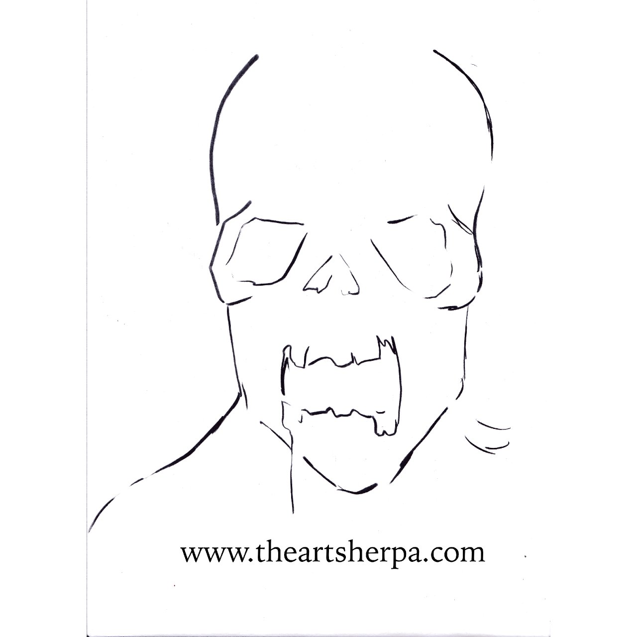 Fire Zombie Ghoul - The Art Sherpa Community | The Art Sherpa