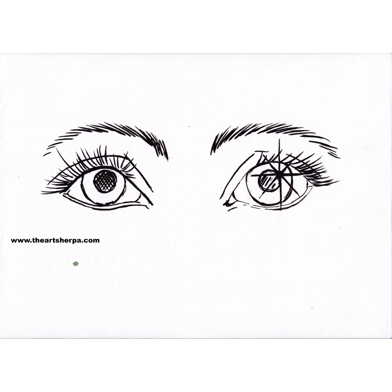 Rainbow Drippy Realistic Eyes - The Art Sherpa Community | The Art Sherpa