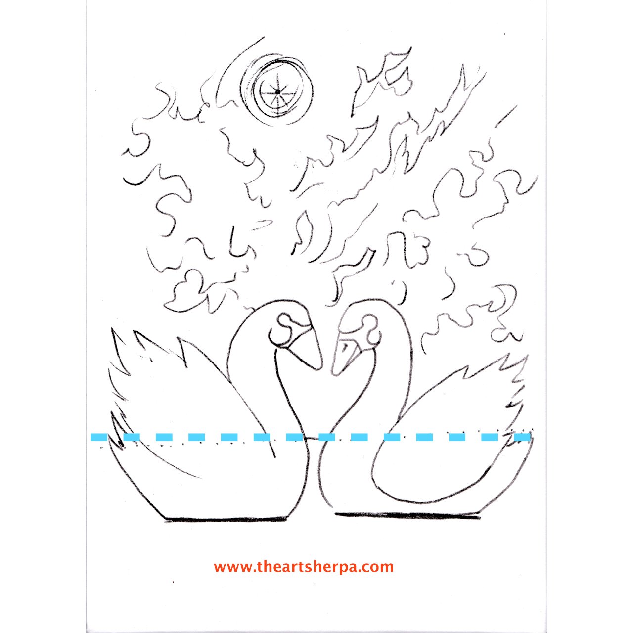 Galaxy Swans - The Art Sherpa Community | The Art Sherpa