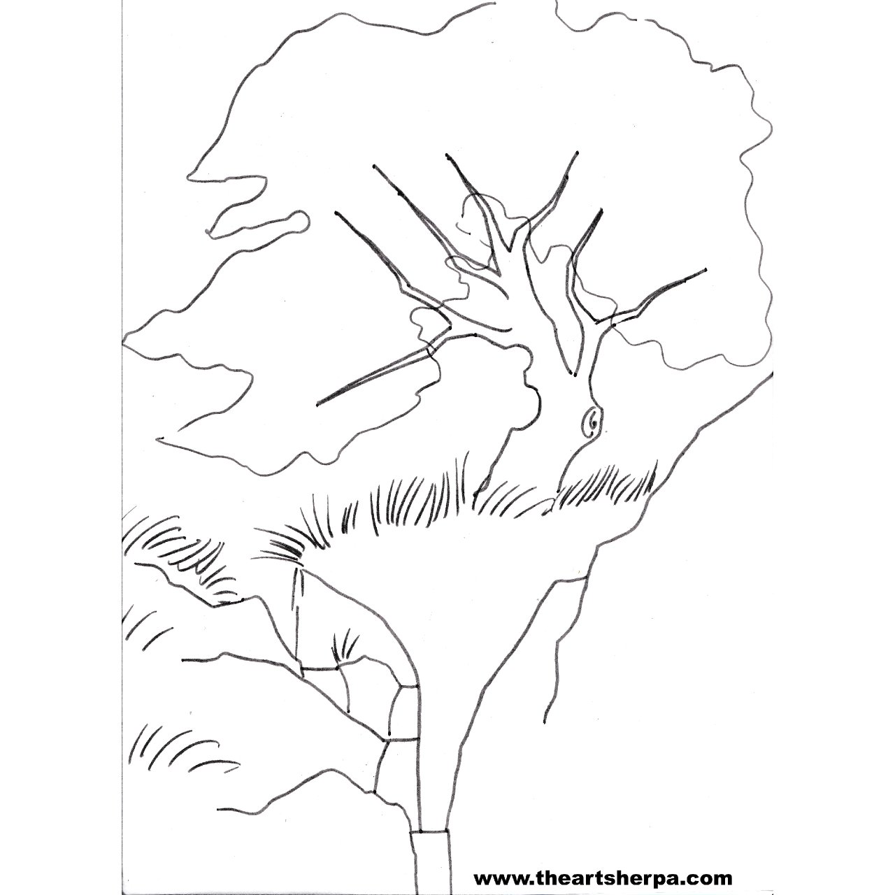 Simple Cherry Tree Waterfall - The Art Sherpa Community | The Art Sherpa