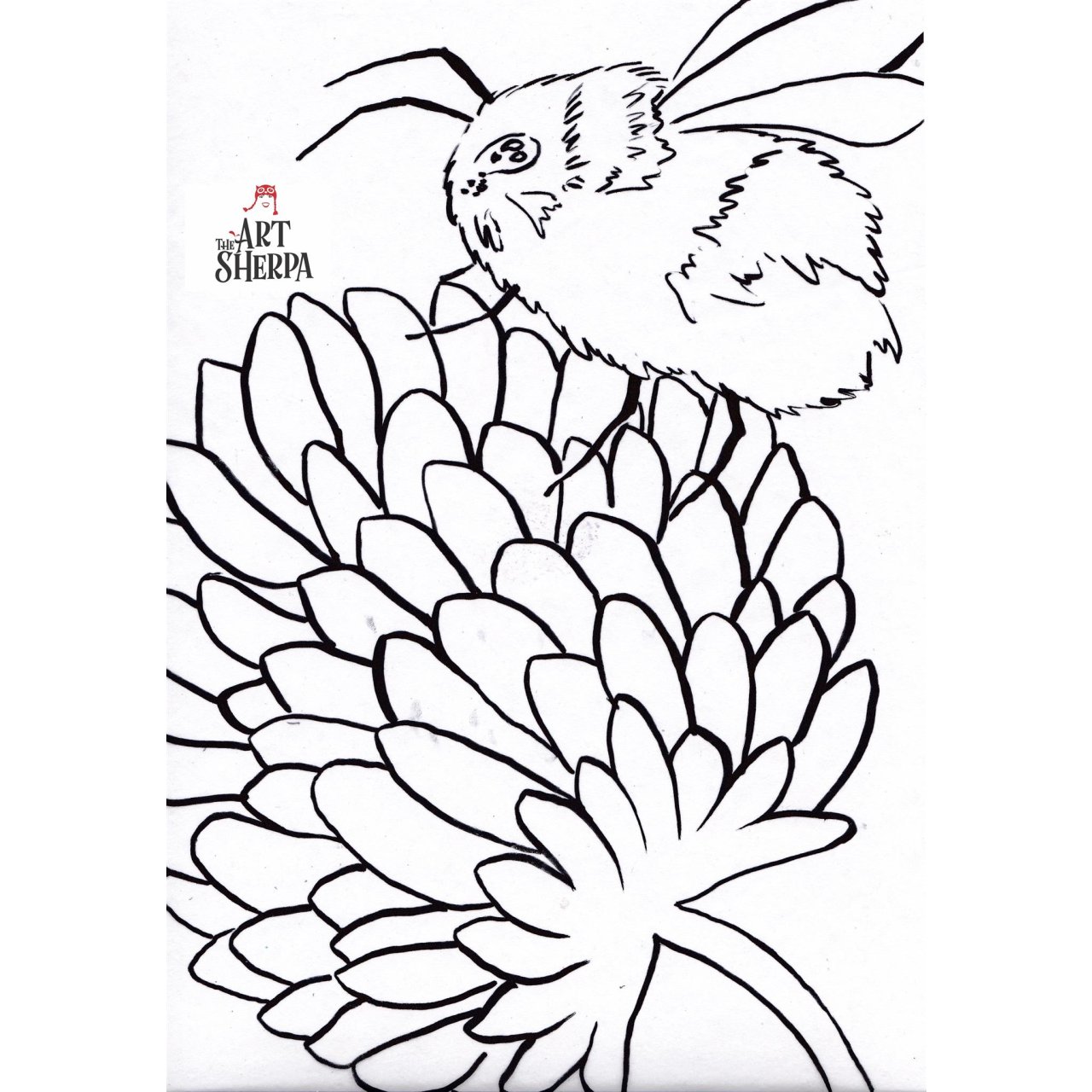 Clover Bee Traceable - The Art Sherpa Community | The Art Sherpa