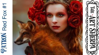 Patron Live Stream Red Fox #1 | The Art Sherpa