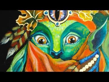 How To Paint A Woodland Fairy Dragon Portrait About Face #15b | The Art ...